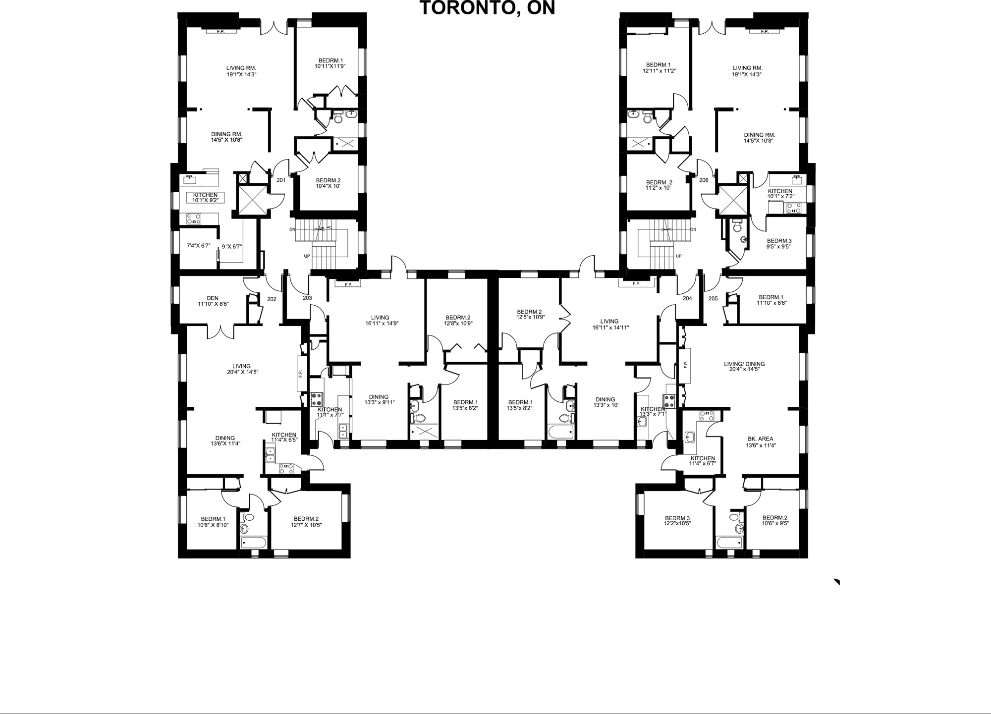 Floor Plan Toronto ON As Built Floor Plans Elevations Drawing floor-plan-toronto-on-as-built-floor-plans-elevations-drawing